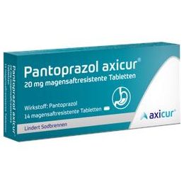 Pantoprazol axicur 20 mg magensaftres.Tabletten 14 St