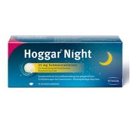 STADA Hoggar Night 25 mg Schmelztabletten 10 St