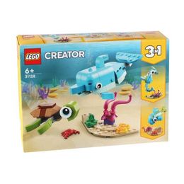 Lego Creator 31128 Delfin und Schildkröte 3in1 Meerestiere 137 Teile