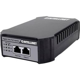 Intellinet Gigabit Ultra PoE-Injektor 1 x 95 Watt-Port Kunststoffgehäuse PoE Injektor 10 / 100 / 1000 MBit/s IEEE 802.3bt, IEEE 802.3af (12.95 W), IEEE 802.3at