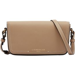 Liebeskind Berlin LIEBESKIND Schultertasche, Leder, Magnetverschluss, für Damen, beige