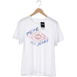 Pepe Jeans Herren T-Shirt, weiß, Gr. 52