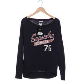 Superdry Damen Sweatshirt, marineblau, Gr. 36