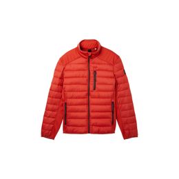 Tom Tailor Herren Hybrid Jacke, rot, Uni, Gr. M