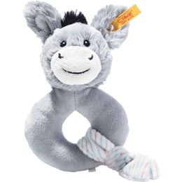 Steiff Soft Cuddly Friends Greifling "Dinkie Esel", grau