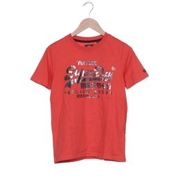 Superdry Damen T-Shirt, rot, Gr. 36