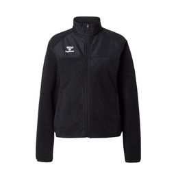 Hummel Funktionsfleecejacke 'Go' Damen Gr&ouml;&szlig;e L schwarz / wei&szlig;