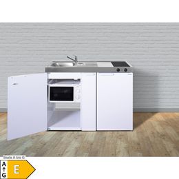 Stengel K&uuml;chen Kitchenline MKM 120 A wei&szlig; - Glaskeramikkochfeld links