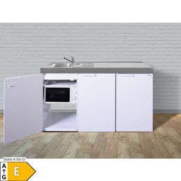 Stengel K&uuml;chen Kitchenline MKM 150 wei&szlig; - ohne Kochfeld links, Becken rechts