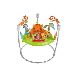 Mattel CHM91 - Fisher-Price - Spielspaß, Baby-Hopser, mit Musik und Lichtern, Rainforest Jumperoo