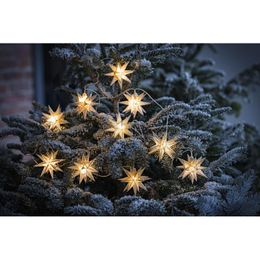 LED-Lichterkette "Weihnachtsstern" (Farbe: Silber)