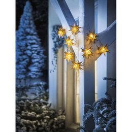 LED-Lichterkette "Weihnachtsstern" (Farbe: Gold)