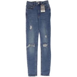 NA-KD Damen Jeans, blau