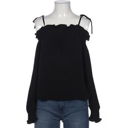 MONKI Damen Bluse, schwarz, Gr. 34