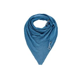 Schal "Trasa" aus Baumwolle, 155x75 cm (Farbe: rauchblau)