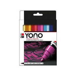Marabu YONO Acrylstifte-Set farbsortiert 1,5 - 3,0 mm, 12 St.