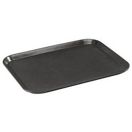 APS Tablett NON-SLIP schwarz rechteckig 53,0 x 32,5 cm