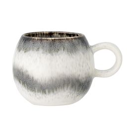 Bloomingville Tasse Paula aus Steingut, Ø 9xH8 cm, grau