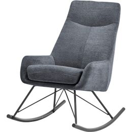 Esszimmerstuhl MCA furniture "ORIENT" Stühle Gr. B/H/T: 63 cm x 98 cm x 98 cm, Struktur, Metall, grau (anthrazit, schwarz matt lackiert) Küchenstühle