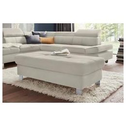 Hocker exxpo - SOFA FASHION Gr. B/H/T: 116cm x 45cm x 70cm, Webstoff, beige Polsterhocker Hocker