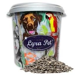 10 kg LYRA PET® Sonnenblumenkerne gestreift in 30 L Tonne