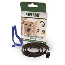 LYRA PET 1 Stk. IPERON® Flohhalsband Hund 75 cm + Zeckenhaken