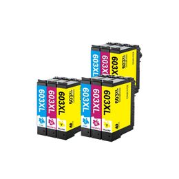 STAROVER für EPSON 603 603XL XP3105 XP3100 WF2830 WF2810 Tintenpatrone (9-tlg)