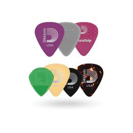 D'Addario Daddario Plektrum, 1XVP6-5 Guitar Pick Variety Pack 7er-Set
