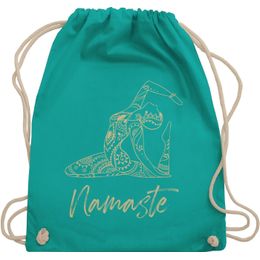 Shirtracer Turnbeutel Namaste Yoga Geschenk Mandala