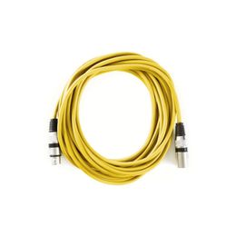 MUSIC STORE Audio-Kabel, Mikrofonkabel Standard gelb 6 m
