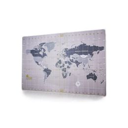 digitCUBE Schreibtischunterlage Weltkarte auf Deutsch 90x60cm