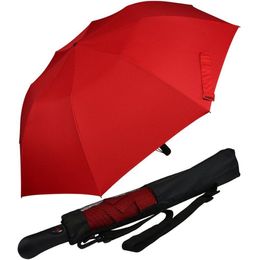 iX-brella Taschenregenschirm Trekking Golf-Taschenschirm XXL mit Umhängetasche