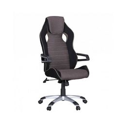 AMSTYLE Gaming Chair SPM1.257 (Stoff Grau Silber