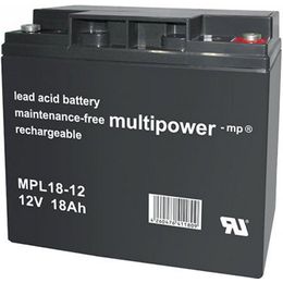 Multipower Multipower Blei-Akku MPL18-12 12V 18Ah Pb Bleiakkus