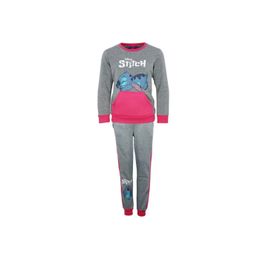 Disney Jogginganzug Disney Stitch Kinder Fleece Joggingset Hose Sweater