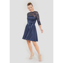 Swing Cocktailkleid, blau