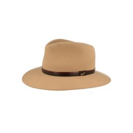 Borsalino Filzhut Outdoor Traveller Filzhut Country mit dreifarbiger Lederband-Garnitur