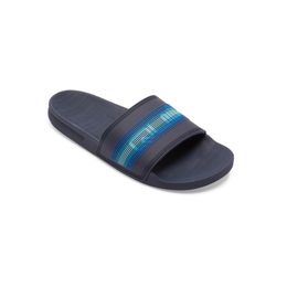 Quiksilver Sandale »Rivi Wordmark Slide« Blue 5 11 (44) 11 (44) Wasserfreundliches, weiches TPR-Obermaterial...