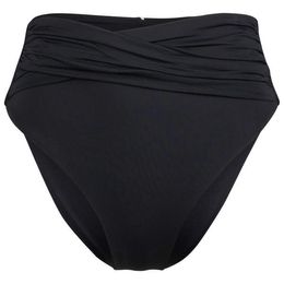 Seafolly - Women's Collective High Waist Wrap Front Pant - Bikini-Bottom Gr 6 schwarz