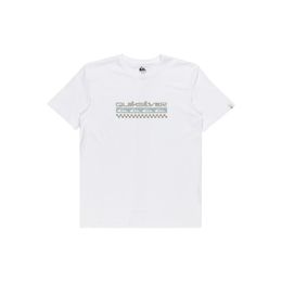 Quiksilver T-Shirt »Omni Check Turn« White M M Material: Rippstrick-Material aus Baumwolle...