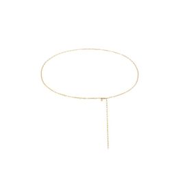 Elli Premium Damen Bauchkette &raquo;Taillenkette Body Chain Gliederkette 925 Silber&laquo; gold