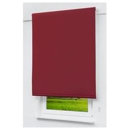 Lysel Outlet - Verdunkelungsrollo Bordeauxrot, (B x H) 82.50cm x 190cm in rot/bordeauxrot