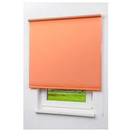 Lysel Outlet - Verdunkelungsrollo Shiny Rotorange, (B x H) 82.50cm x 175cm in orange/rotorange