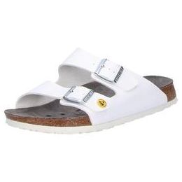 Birkenstock Arizona Gr. 36 ESD Pantolette weiß