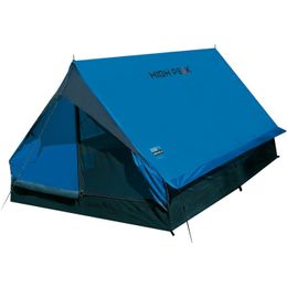 High Peak Hauszelt Minipack, Personen: 2 (Set, mit Transporttasche), blau
