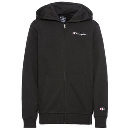 Champion Kapuzensweatjacke Icons Hooded Full Zip Sweatshirt, schwarz