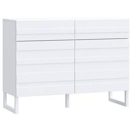 Sideboard FORTE Sideboards Gr. B/H/T: 109,9cm x 82,4cm x 41,6cm, 2 St., weiß