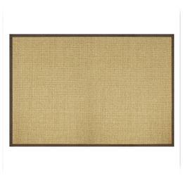 Karat Sisal-Teppich Amazonas Natur Bordüre: Sahara / Cappuchino