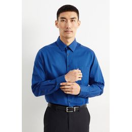 C&A Oxford Hemd-Regular Fit-Kent-bügelleicht