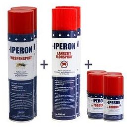 LYRA PET IPERON® 4 x 200 ml Fogger & 4 x 400 ml Flohspray & 4 x 400 ml Wespenspray im Set